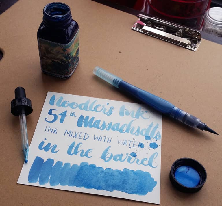 How to Use Watercolors in Your Planner - A Simple Water Brush Pen Tutorial