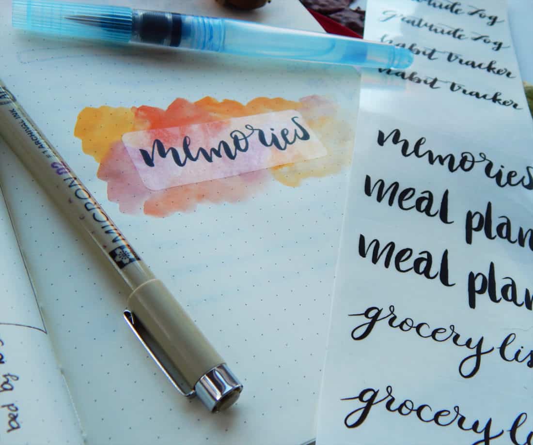 Your Memories Page - How to Preserve Moments in Your Bullet Journal