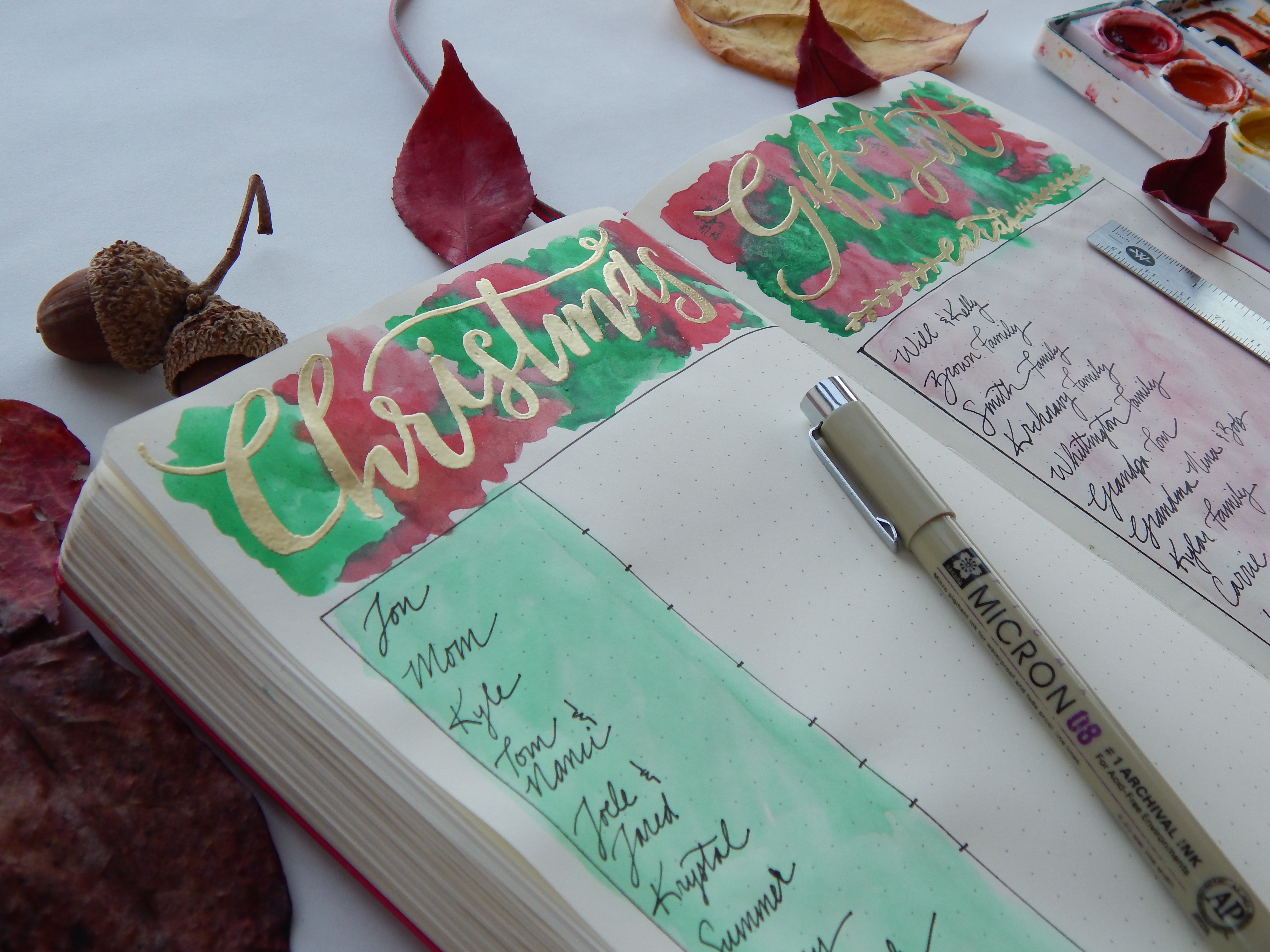 Organized Christmas List - Keep All Your Gift Ideas in One Easy Place!