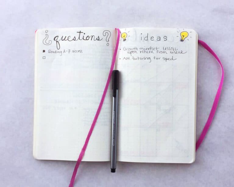 The Bullet Journal for Teachers With Carmen Catena