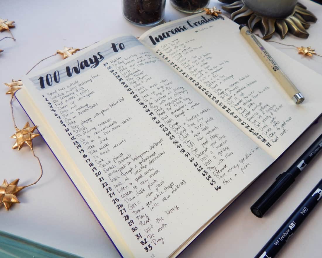 How To Brainstorm The Easy Way With The List Of 100 LittleCoffeeFox