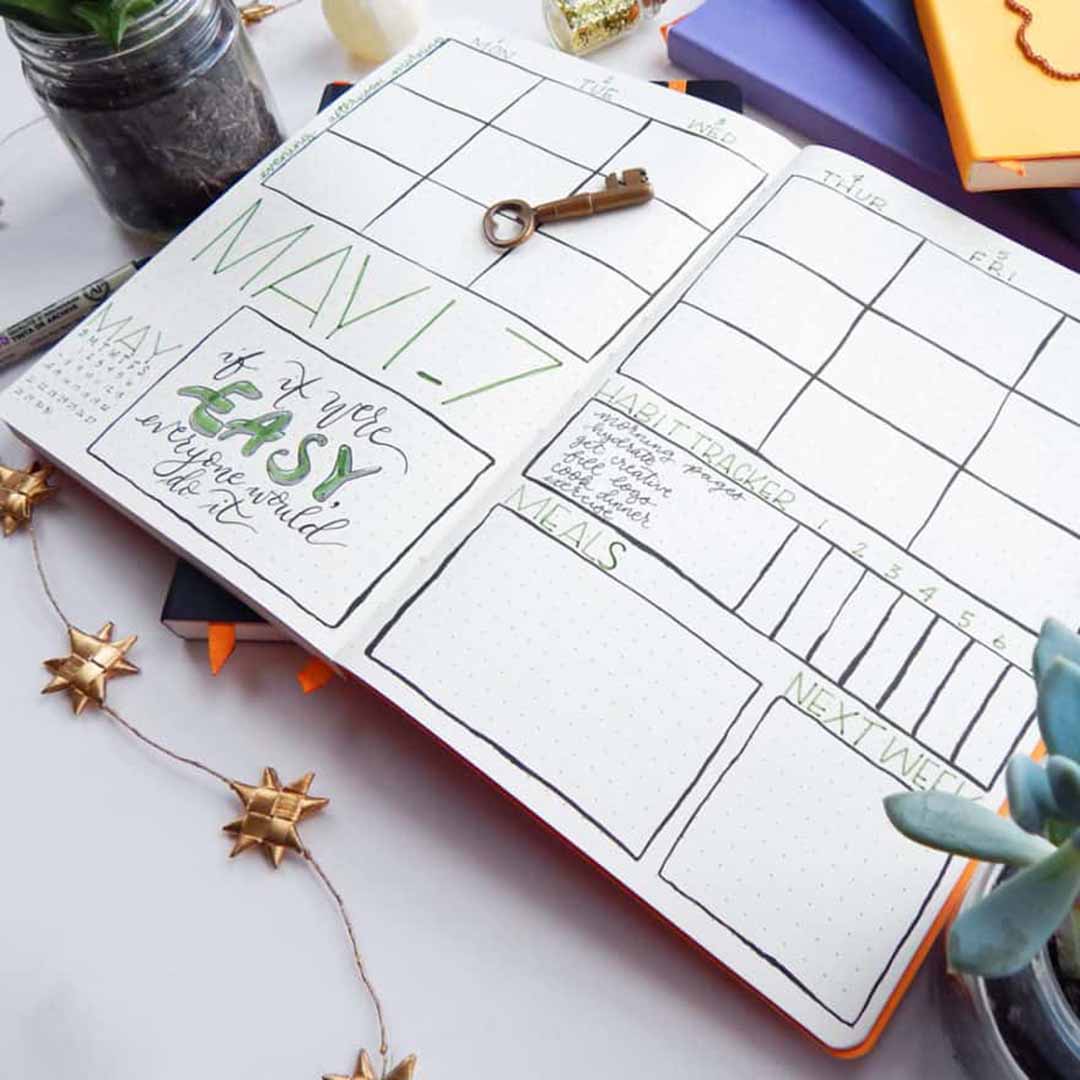 5 Bullet Journal Weekly Spreads You Need to Try ASAP