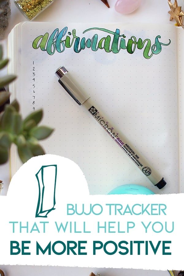 Practice Self Care and Foster a Positive Attitude with an Affirmation Log