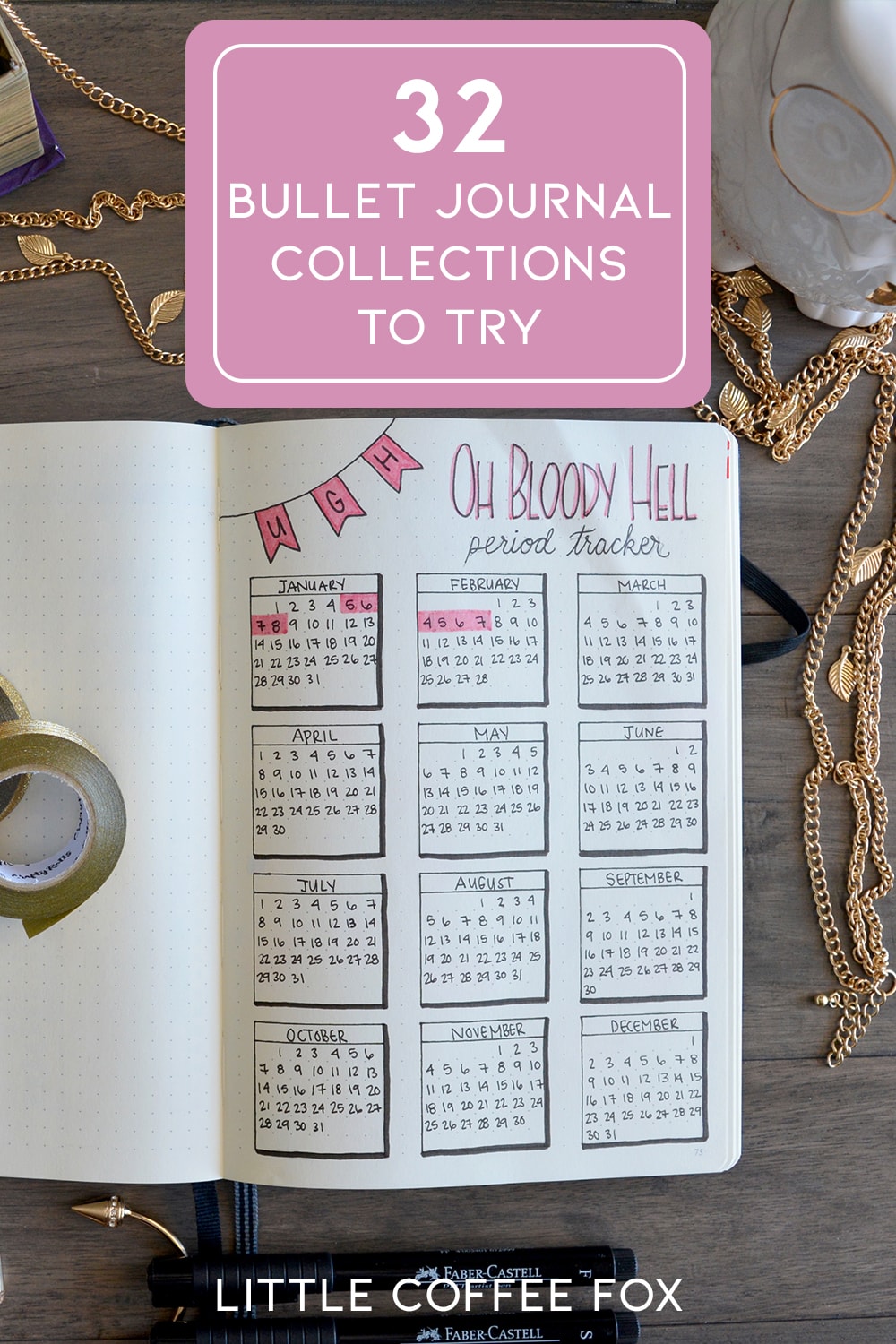 32 Bullet Journal Collections You Definitely Need to Try | LittleCoffeeFox
