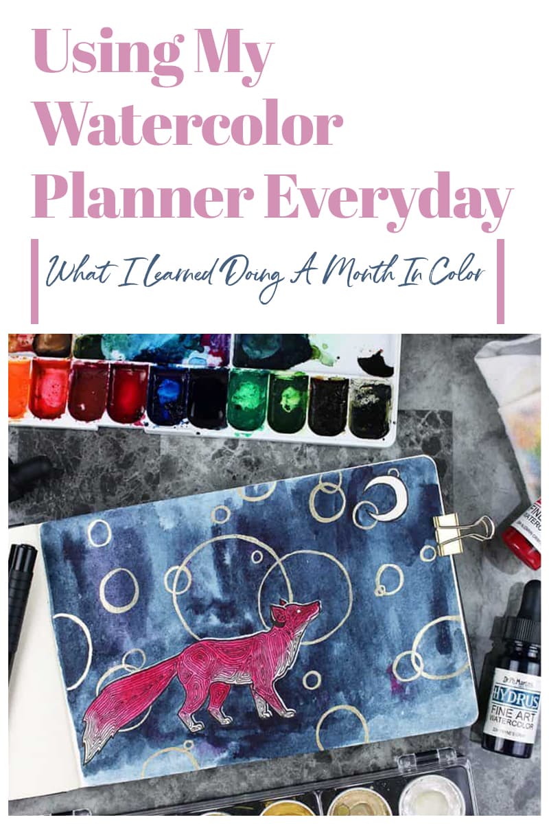 A Month in Color - My Watercolor Planner