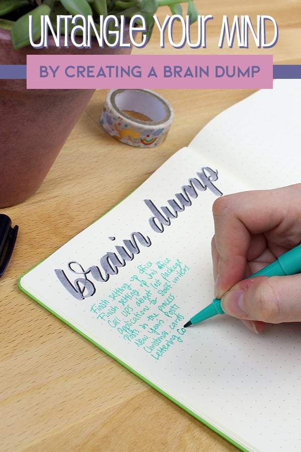 How to Untangle Your Mind with a Brain Dump