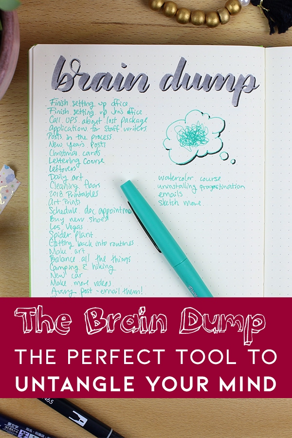 How to Untangle Your Mind with a Brain Dump