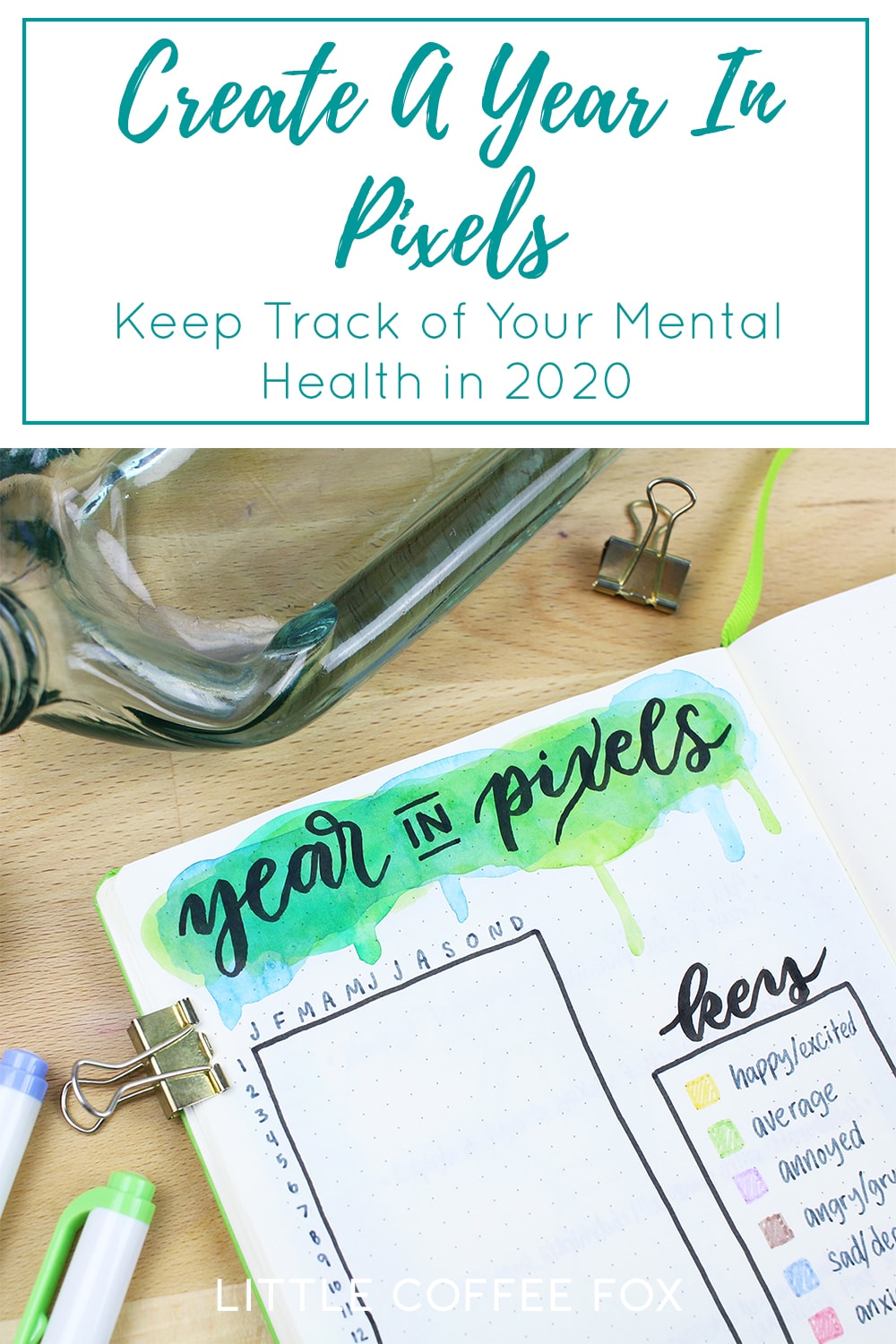 A Year in Pixels - The Ultimate Mood Tracker | LittleCoffeeFox
