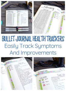 Bullet Journal Health Trackers - See the Patterns in Your Life