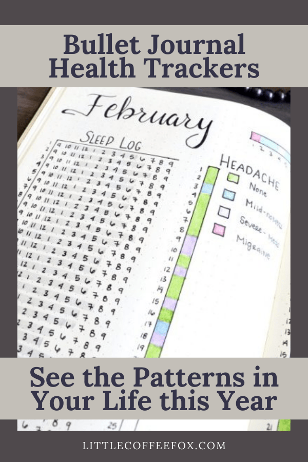 Bullet Journal Health Trackers - See the Patterns in Your Life