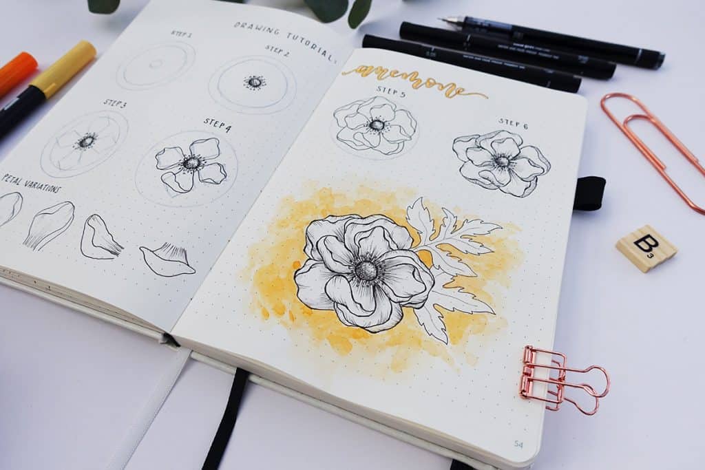 Bullet Journal Doodles: 50 Incredible How-Tos & Inspiration