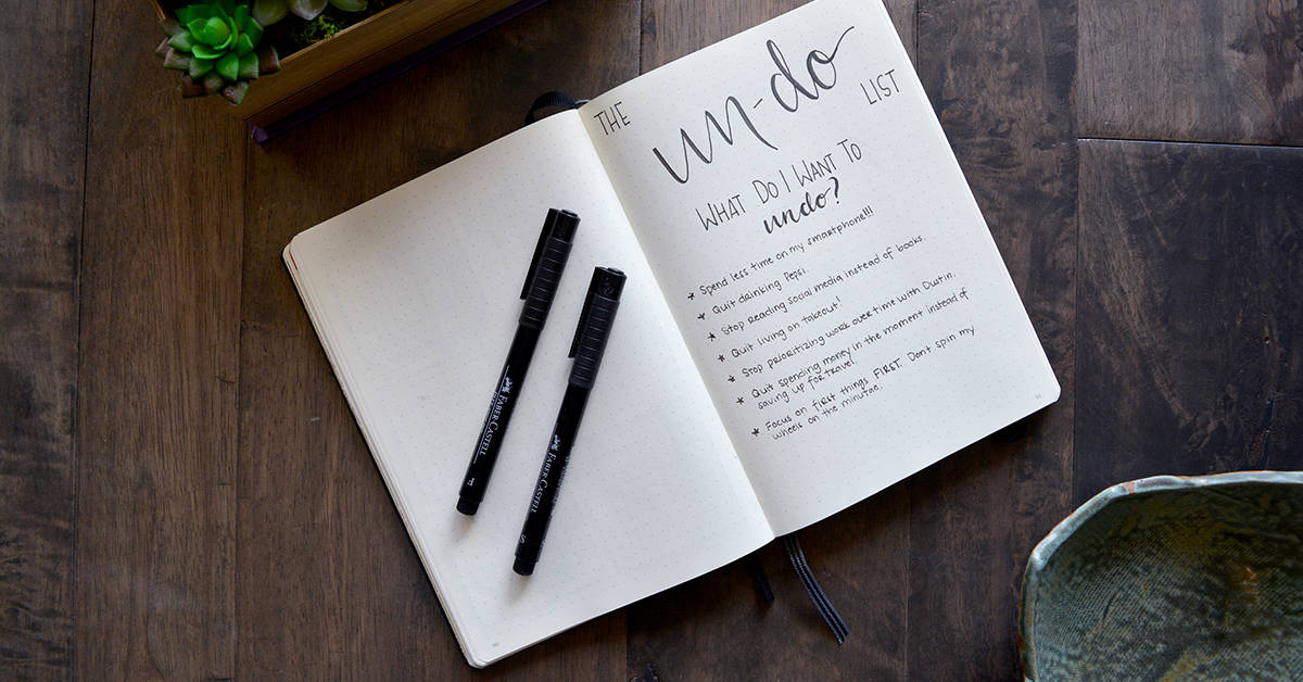 The Undo List: A Guide for Breaking Bad Habits