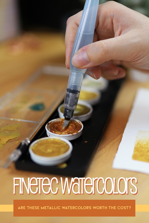 Pleasantly Pearlescent Paint - A Finetec Watercolor Review