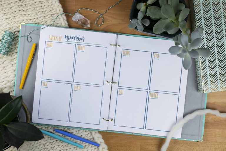 My 2019 New Year Printable Planner