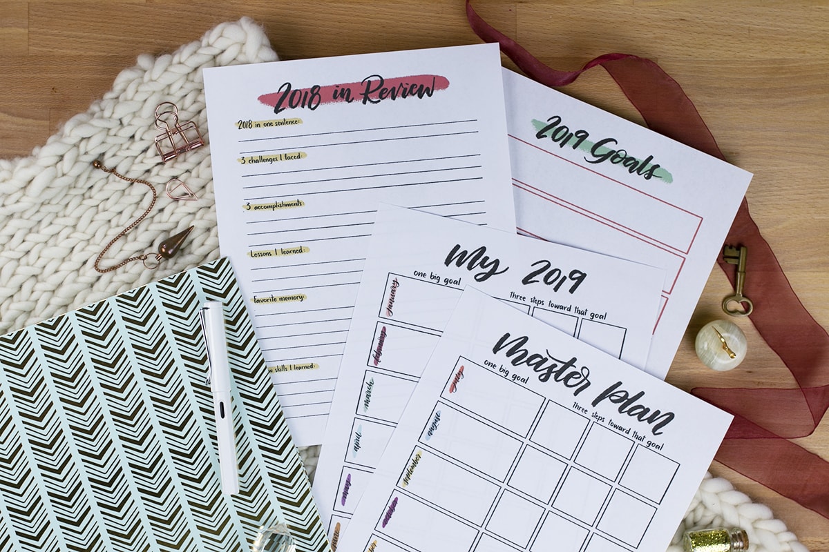 My 2019 New Year Printable Planner