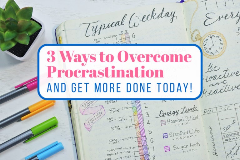 How to Overcome Procrastination: 3 Practical Tips