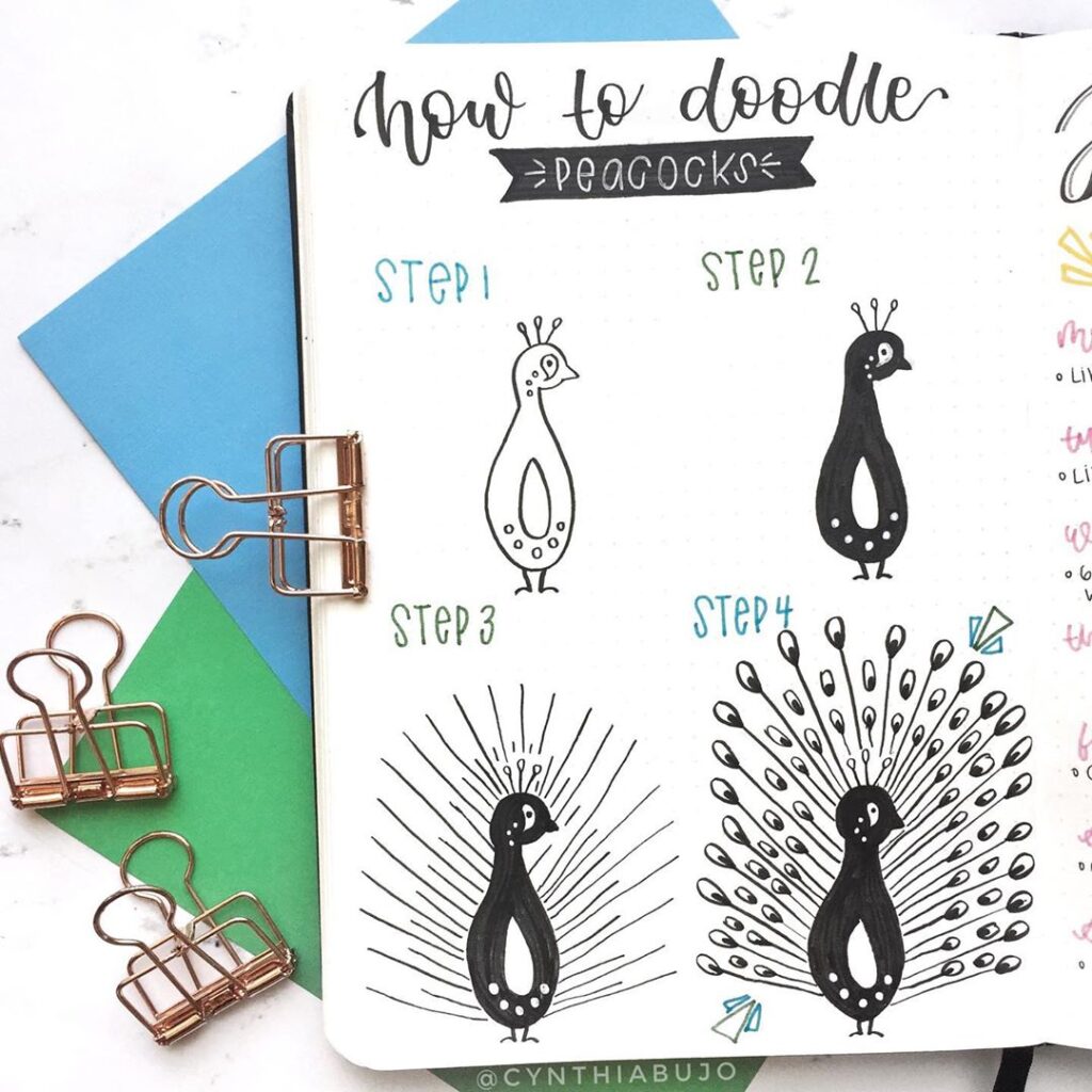 Bullet Journal Doodles: 50 Incredible How-Tos & Inspiration