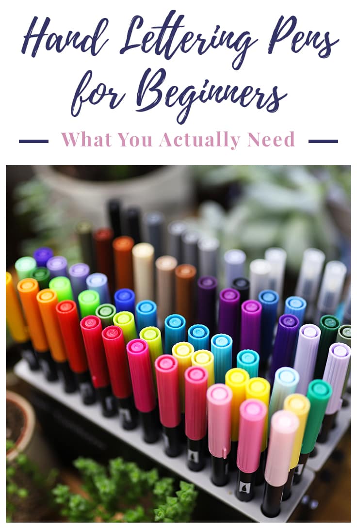 Hand Lettering Pens for Beginners | What Supplies Do You Need?
