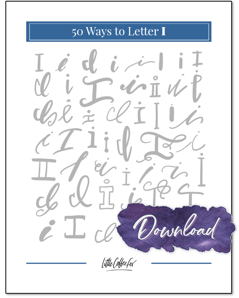 50 Ways to Letter I