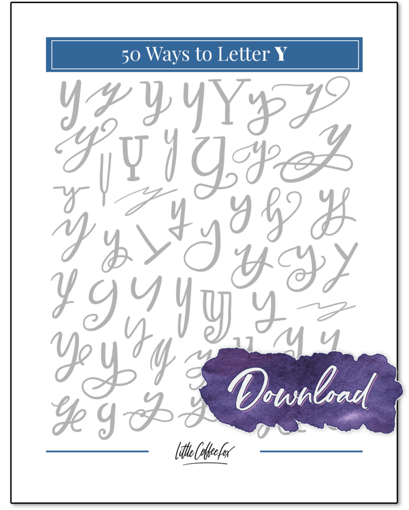 50 Ways to Letter Y