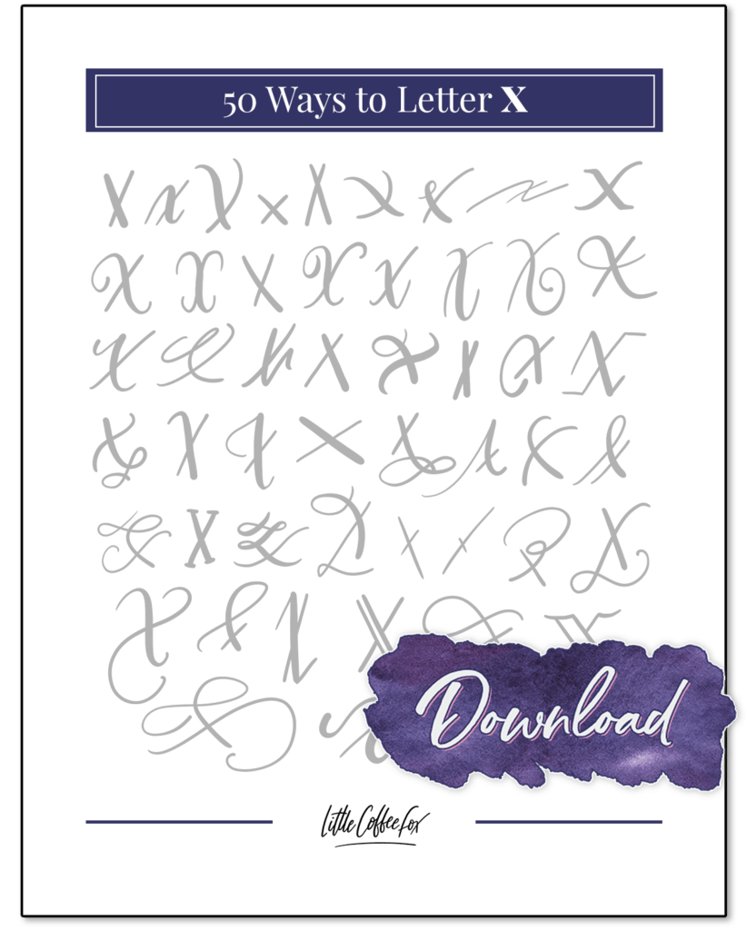 50 Ways to Letter X