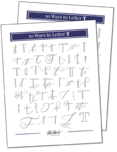 26 Free Lettering Worksheets - 50 Ways to Letter the Alphabet