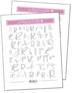 26 Free Lettering Worksheets - 50 Ways to Letter the Alphabet