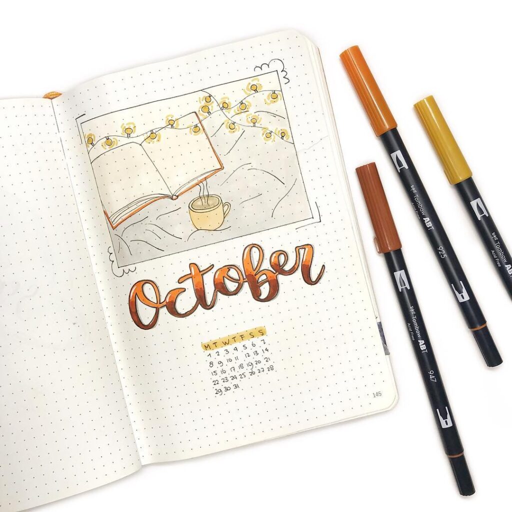 23 October Bullet Journals To Have A Spooky Good Time