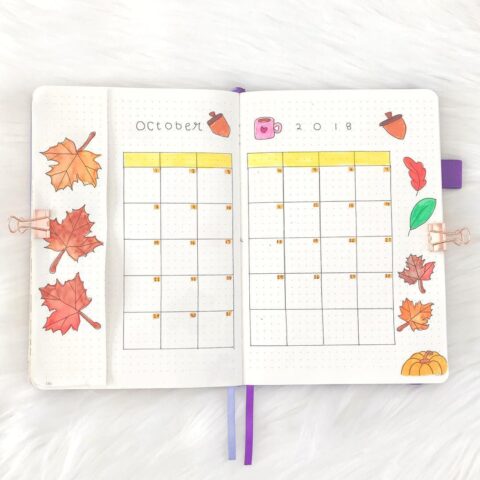 23 October Bullet Journals To Have A Spooky Good Time