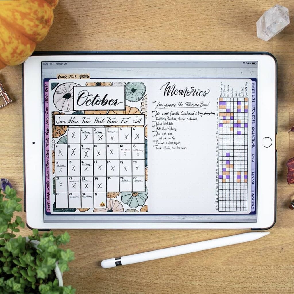 23 October Bullet Journals To Have A Spooky Good Time