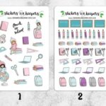 50 Bullet Journal Stickers - Fun & Cute Stickers for All Occasions