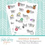 50 Bullet Journal Stickers - Fun & Cute Stickers for All Occasions