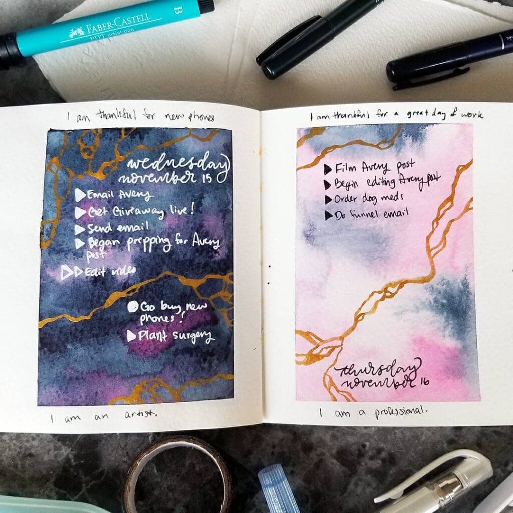 27 Incredible November Bullet Journal Cover Pages (+ Free Printable)