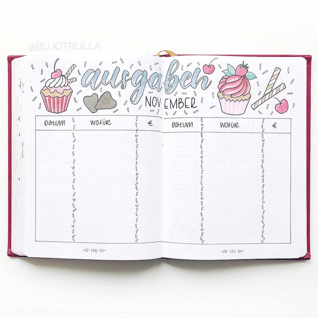 27 Incredible November Bullet Journal Cover Pages (+ Free Printable)