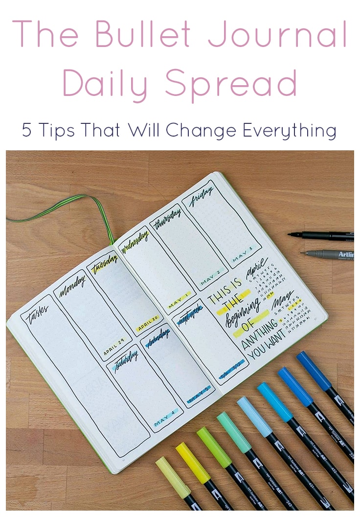 The Bullet Journal Daily Spread: Find The Perfect Setup