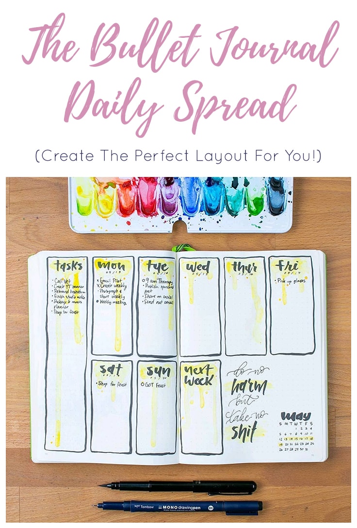 The Bullet Journal Daily Spread: Find The Perfect Setup