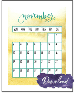 27 Incredible November Bullet Journal Cover Pages (+ Free Printable)