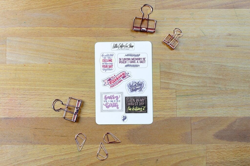 50 Bullet Journal Stickers - Fun & Cute Stickers for All Occasions