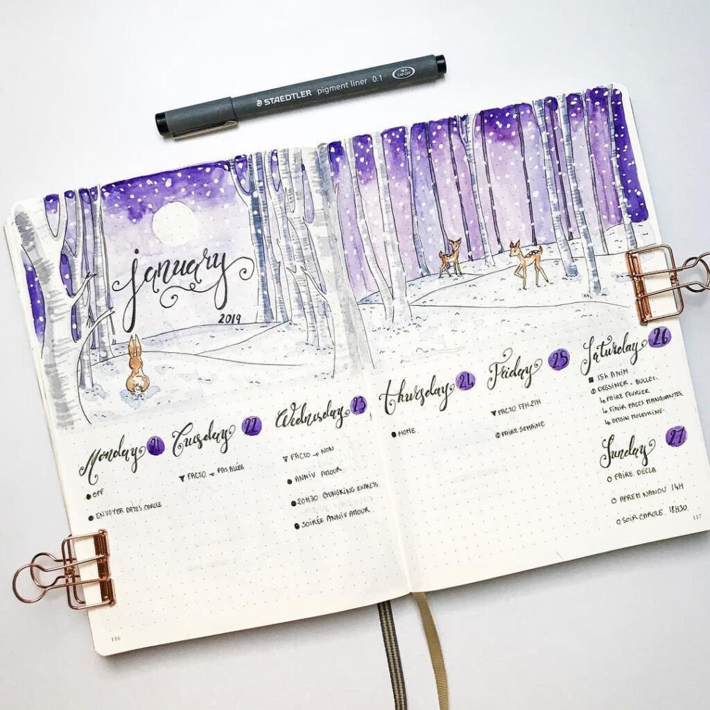 31 January Bullet Journals: Get Ready for The Start of Something New ...