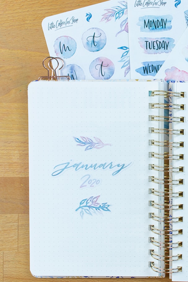 My 2020 Bullet Journal Setup | LittleCoffeeFox