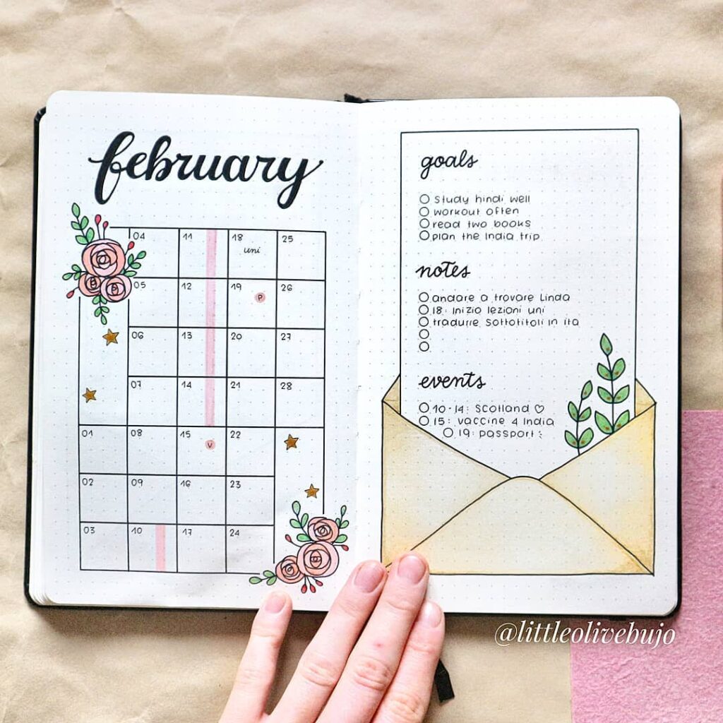 30 February Bullet Journal Themes (+ Free Printable)