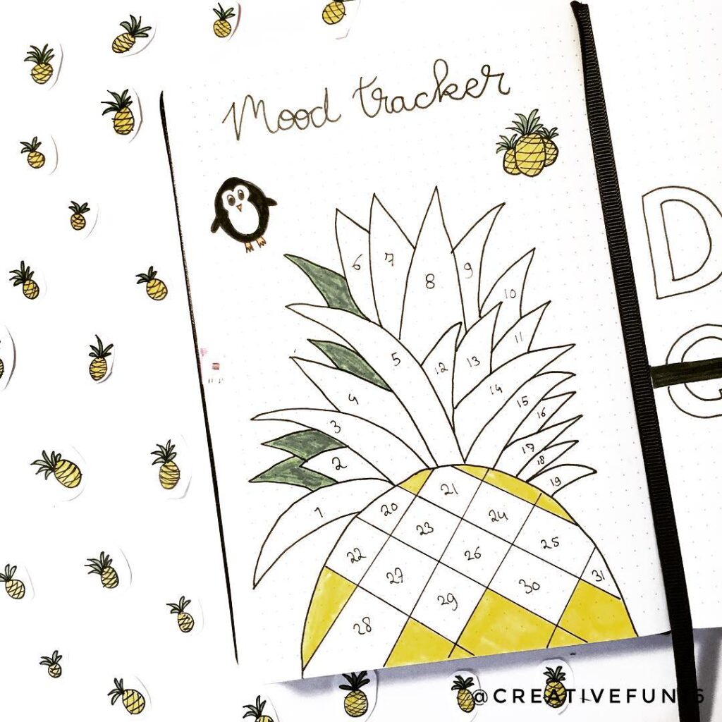 30 Fun & Creative Bullet Journal Mood Tracker Ideas