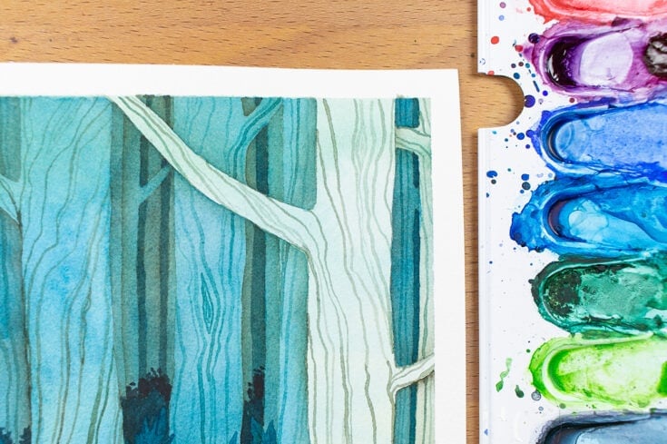 Watercolor Negative Painting Tutorial - Add Amazing Depth to Your Art
