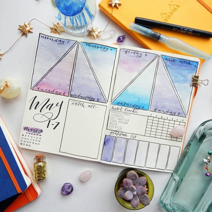 May Bullet Journals - 30 Spreads to Inspire You