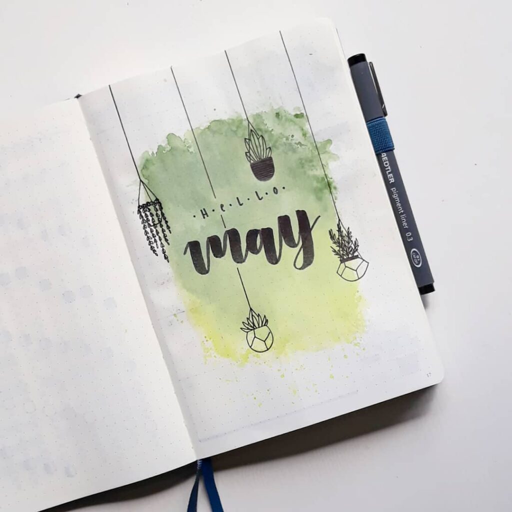 May Bullet Journals - 30 Spreads to Inspire You