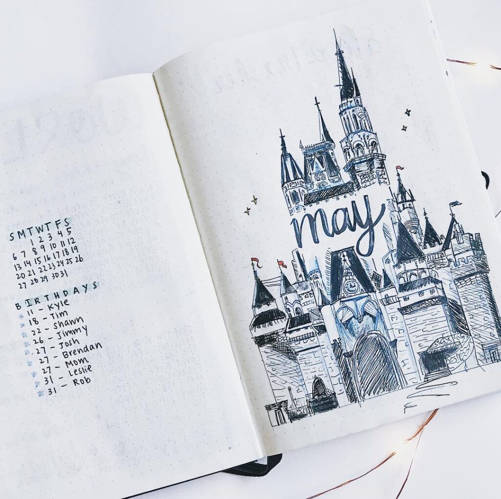 May Bullet Journals - 30 Spreads to Inspire You