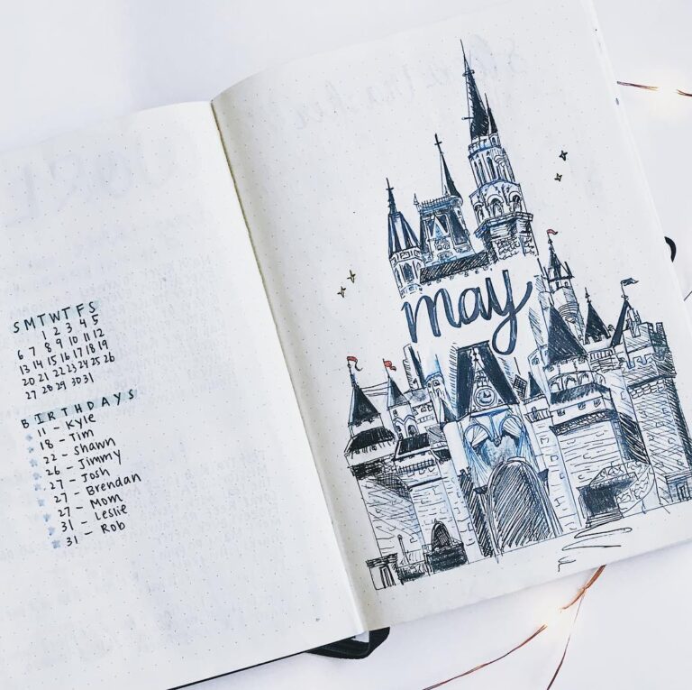 May Bullet Journals - 30 Spreads to Inspire You