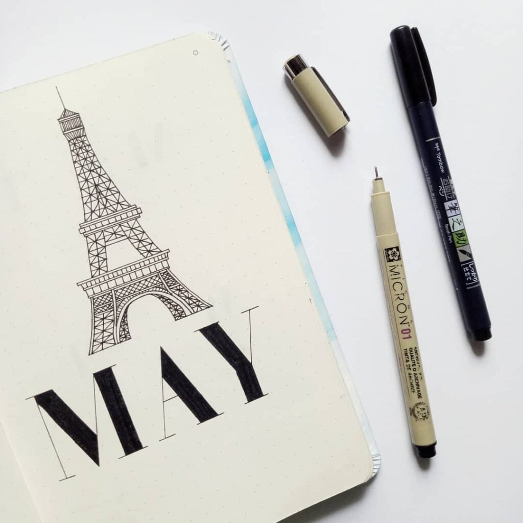 May Bullet Journals - 30 Spreads to Inspire You
