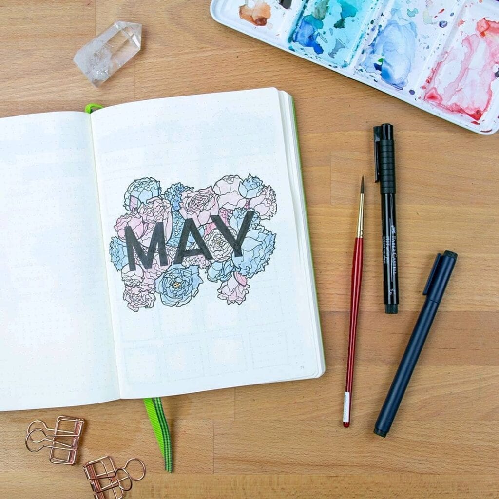 May Bullet Journals - 30 Spreads to Inspire You