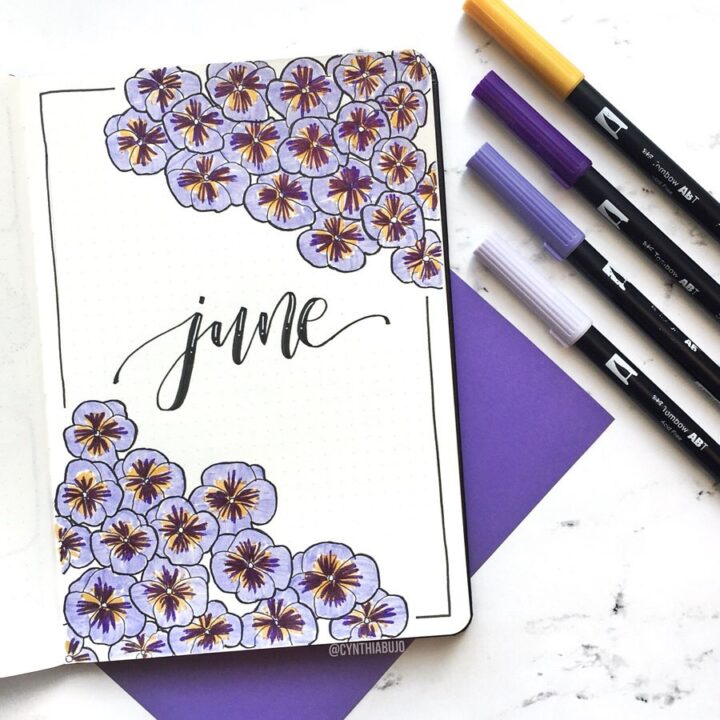 30 June Bullet Journal Setups - Fun Pages To Try